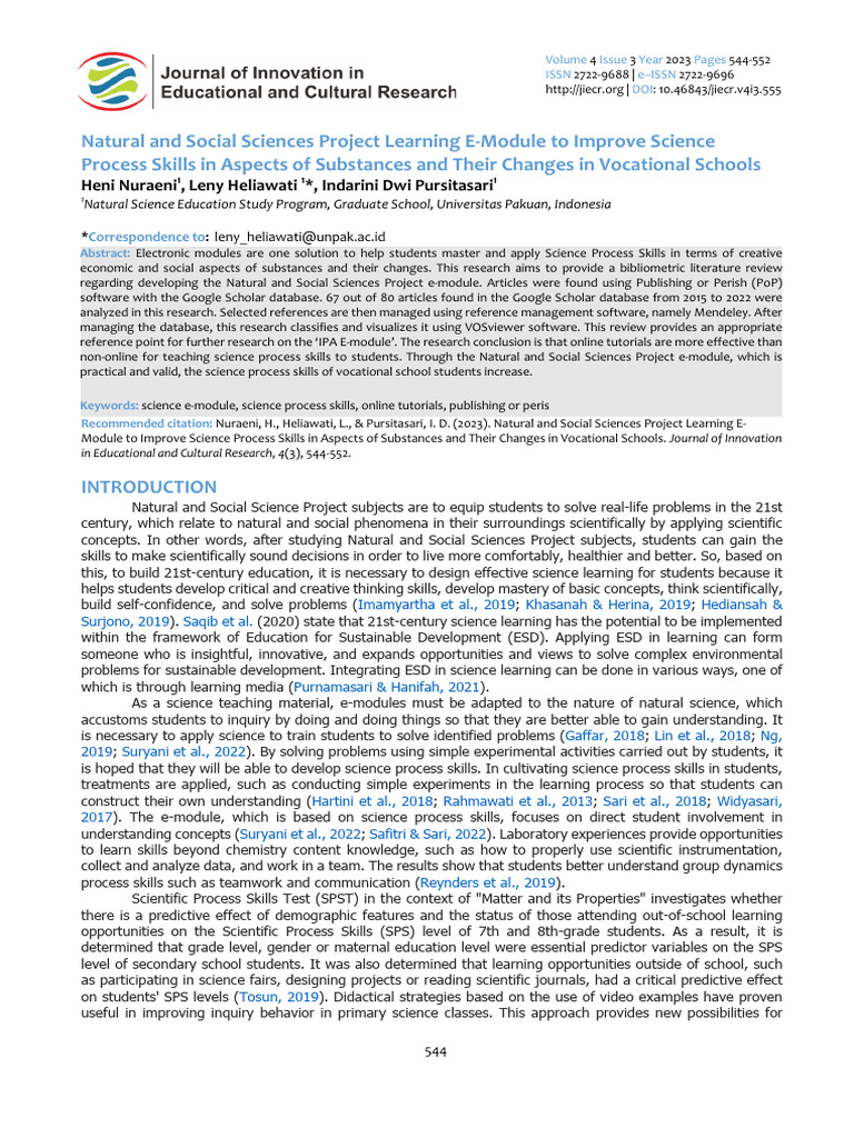 Nat and Soc Sciences e Module in Electro Subject | PDF | Science | Learning