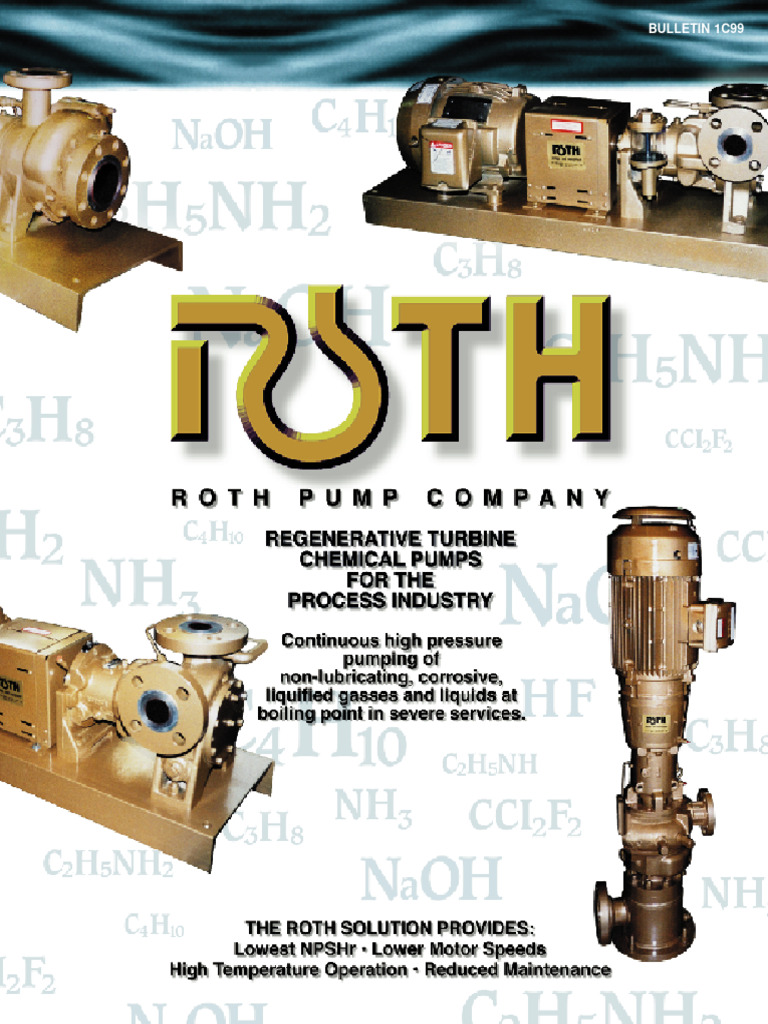 Roth Pump Catalog | PDF | Pump | Liquids