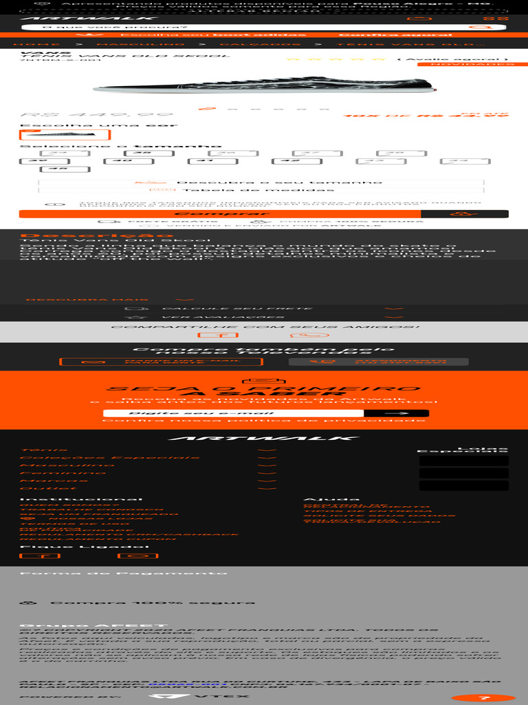 Tenis Vans Old Skool Tenis e Na Artwalk - Mobile Awk | PDF