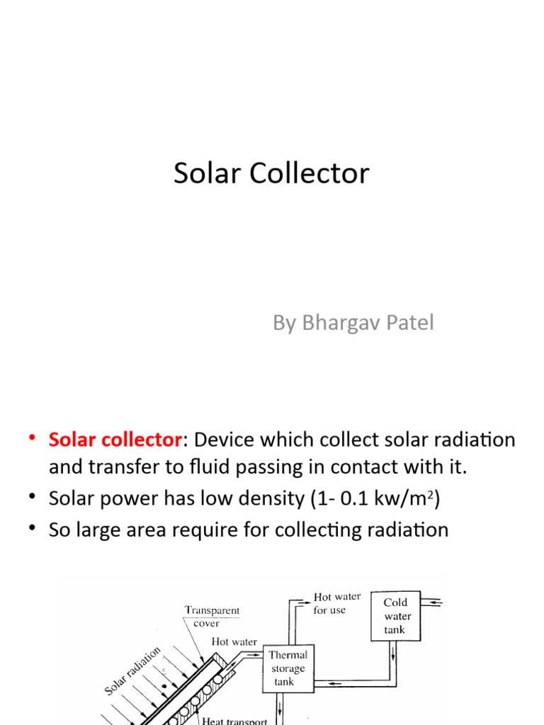 Solar Collector | PDF | Heat Transfer | Mirror