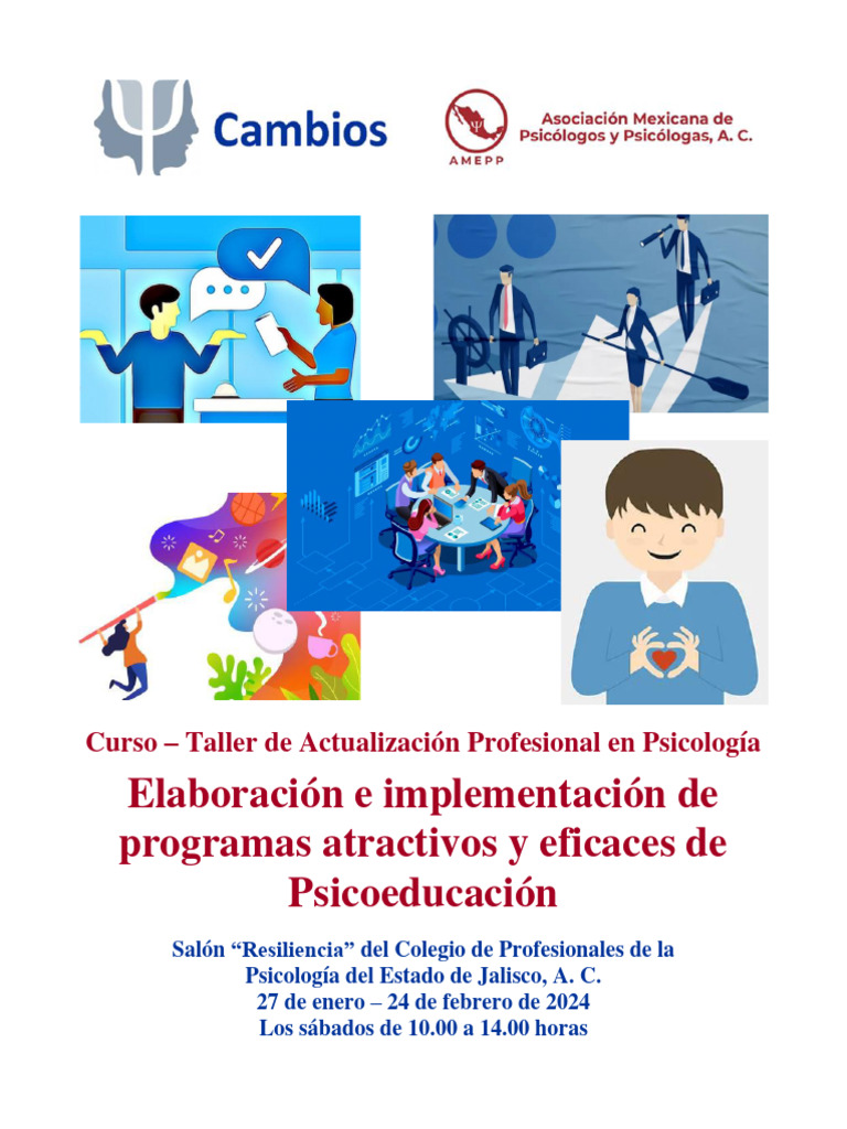 CT Virtual Elaboración de Programas de Psicoeducación | PDF | Sicología | México
