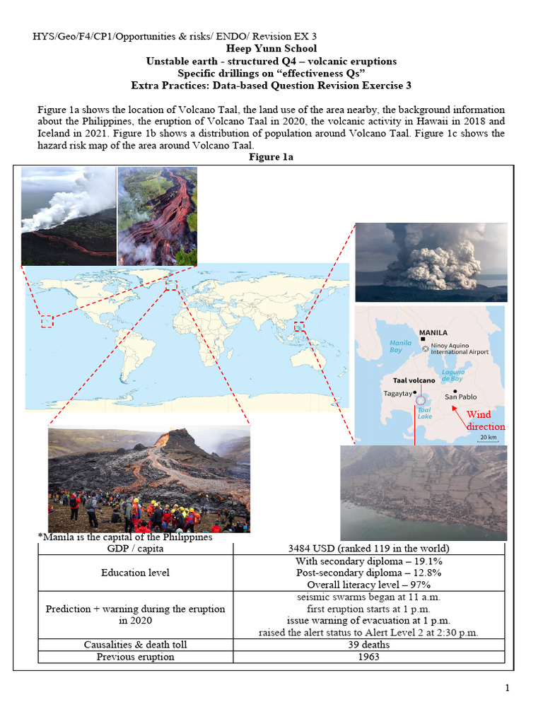 Unstable Earth Structured Q4 Evaluation (Vol) F4 | PDF | Volcano | Magma