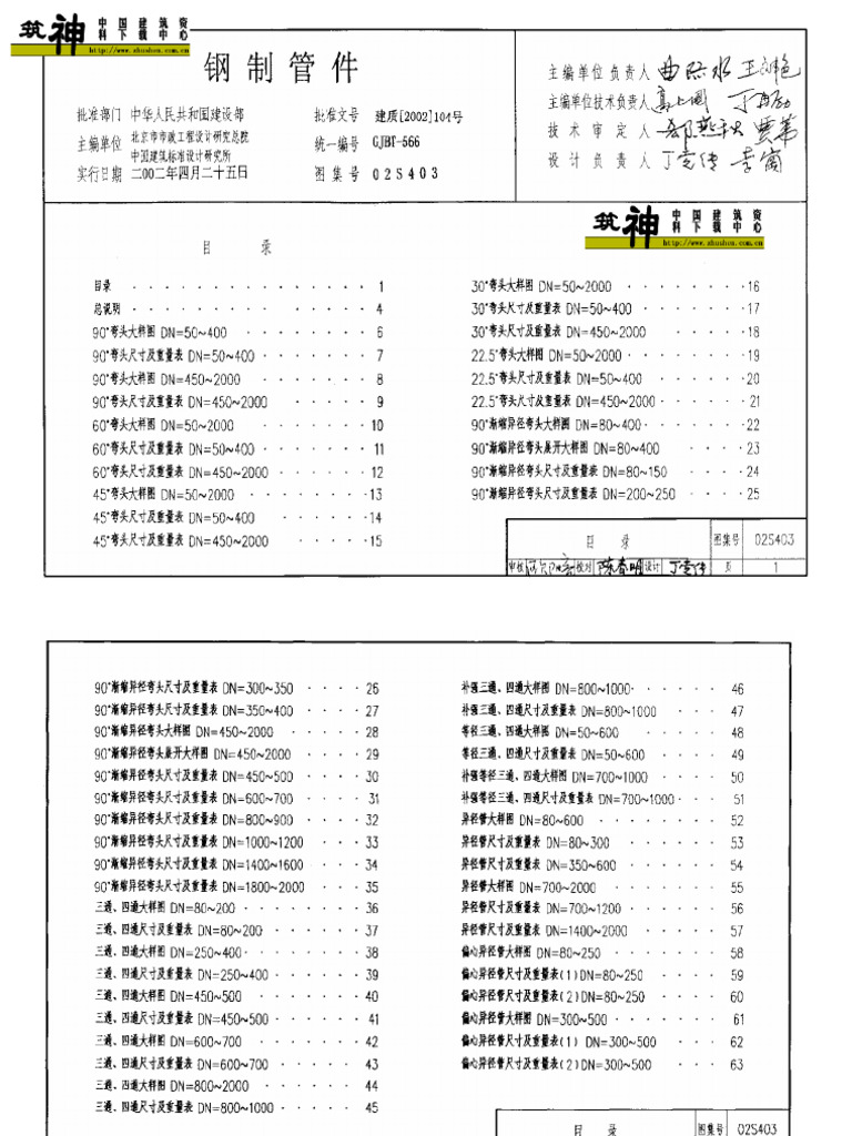 02S403 钢制管件 | PDF