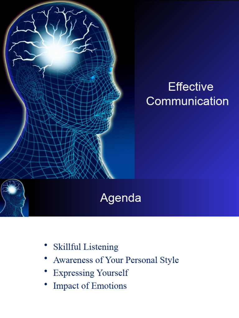Effective Communication | PDF | Communication | Emotions