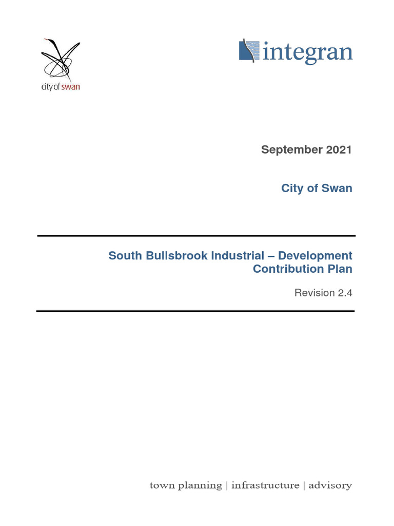 South-Bullsbrook-Industrial-Development-Contribution-Plan-and-Cost-Schedule | PDF | Value Added ...