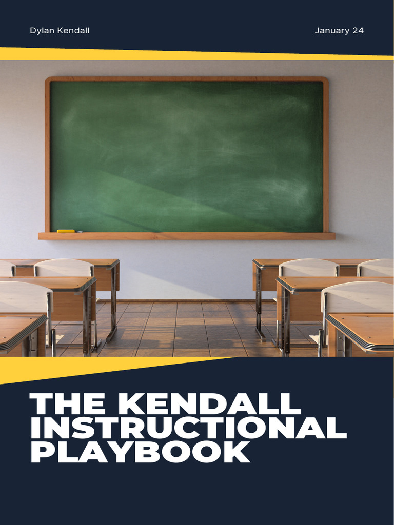 Kendall Instructional Playbook | PDF | Teaching | Cognitive Science