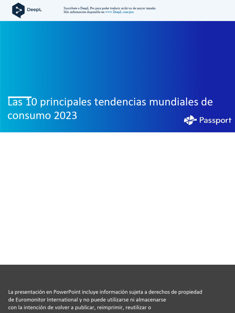Top - 10 - Global - Consumer - Trends - 2023 Es | PDF | Inteligencia artificial | Inteligencia ...
