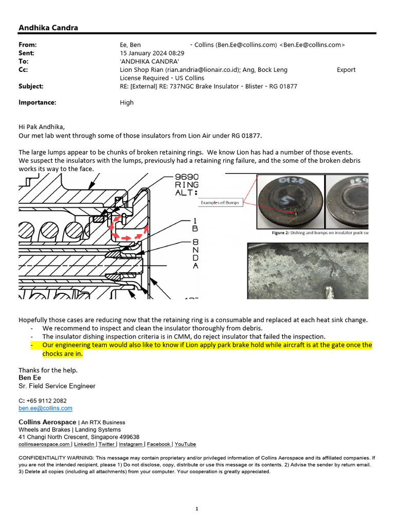 737NGC Brake Insulator Inspection Insights | PDF