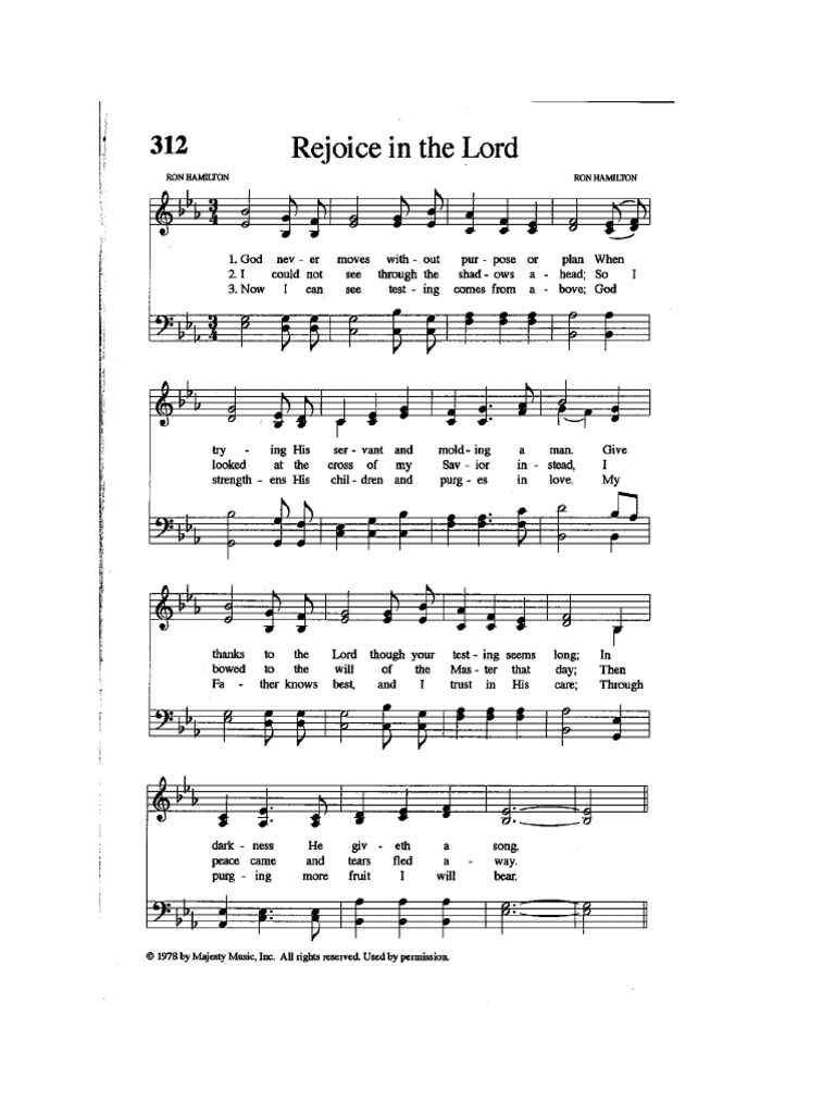 Rejoice in The Lord | PDF