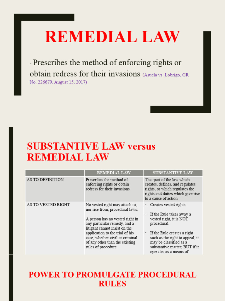 Remedial Law Review | PDF | Constitutional Law | Government