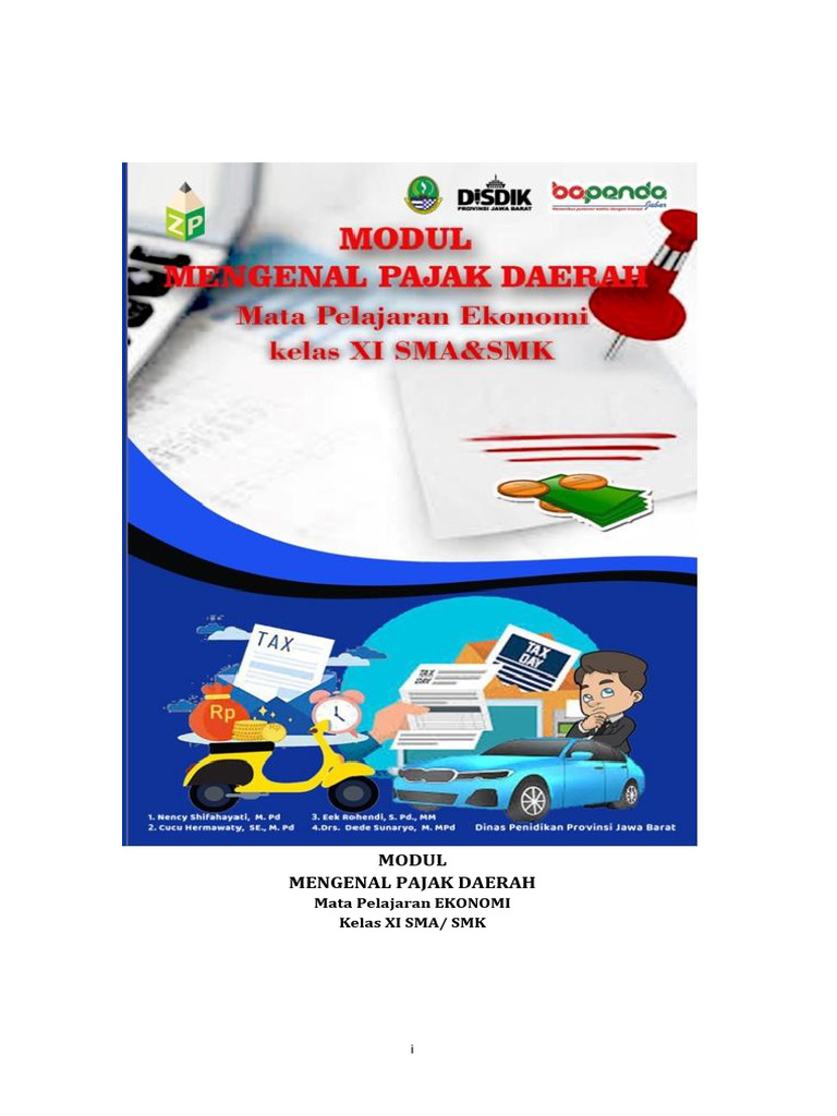 Modul Pajak Daerah Kelas XI | PDF