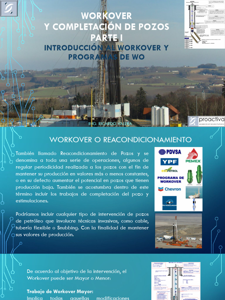 Equipos y Partes del Workover | PDF | Motores | Generador eléctrico