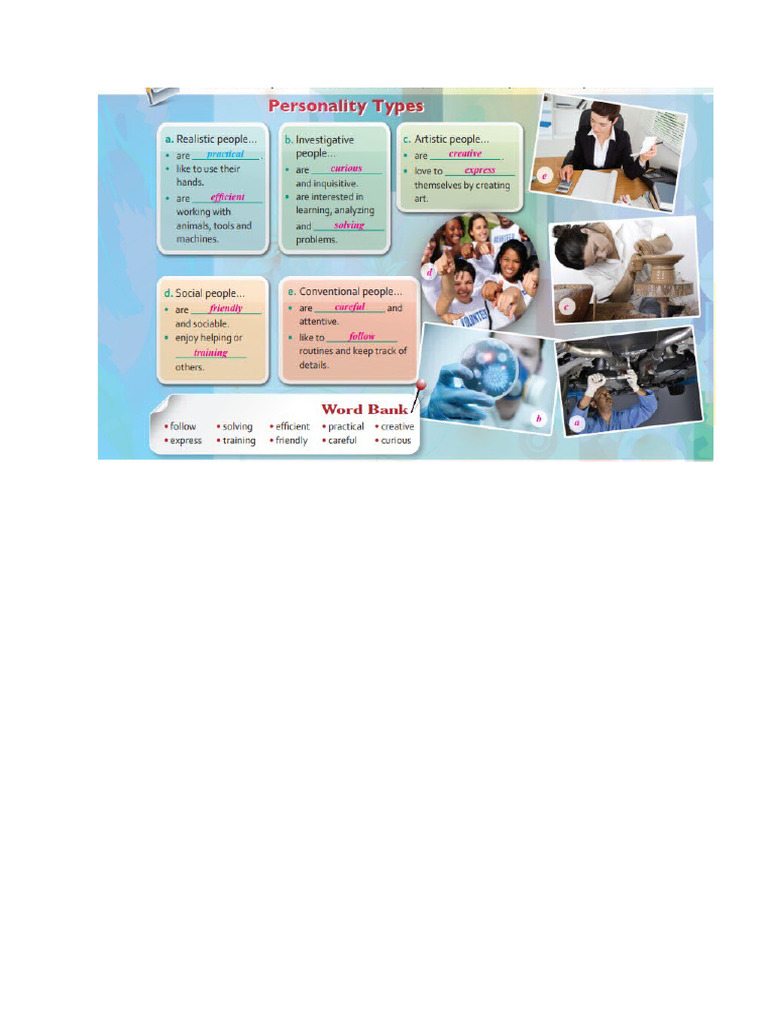 Personality Types Clase 23 | PDF