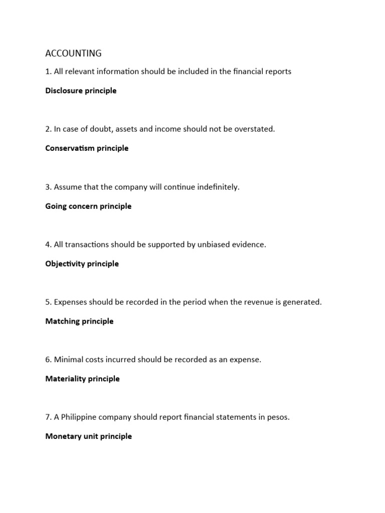 Accountingg | PDF | Going Concern | Financial Statement