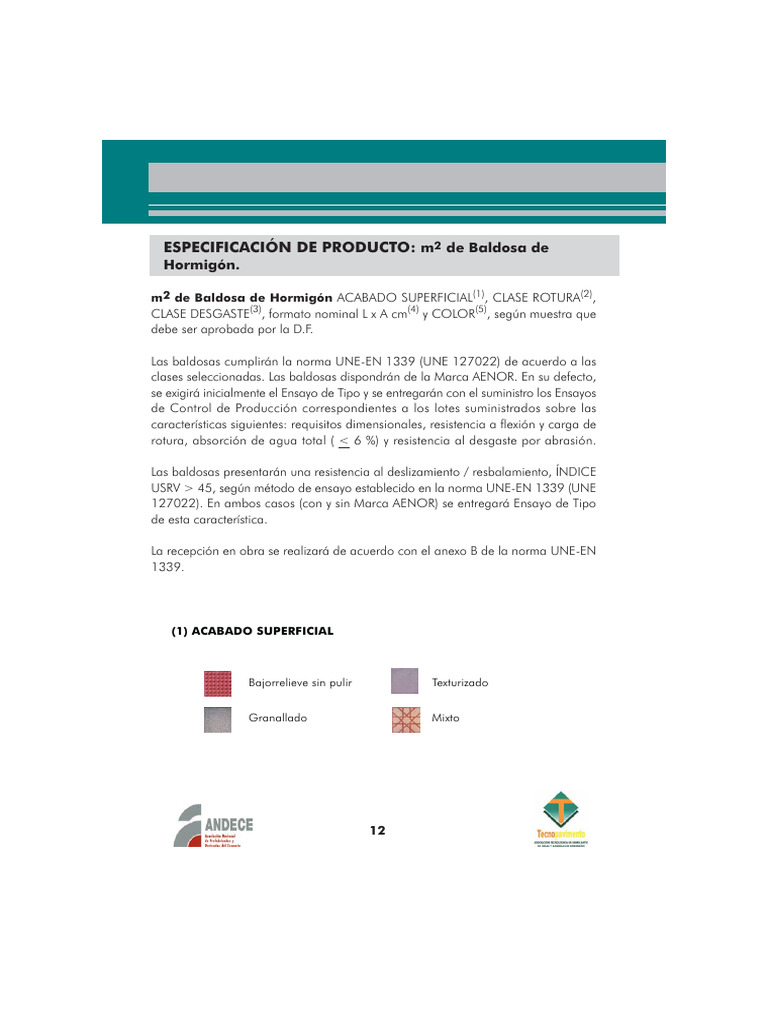 Guia Baldosa Hormig N | PDF | Loseta | Tecnicas artisticas