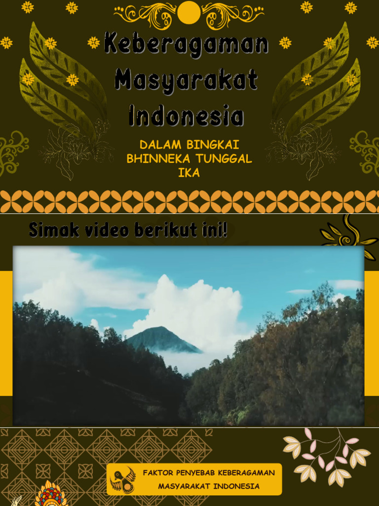 Keberagaman Masyarakat Indonesia | PDF