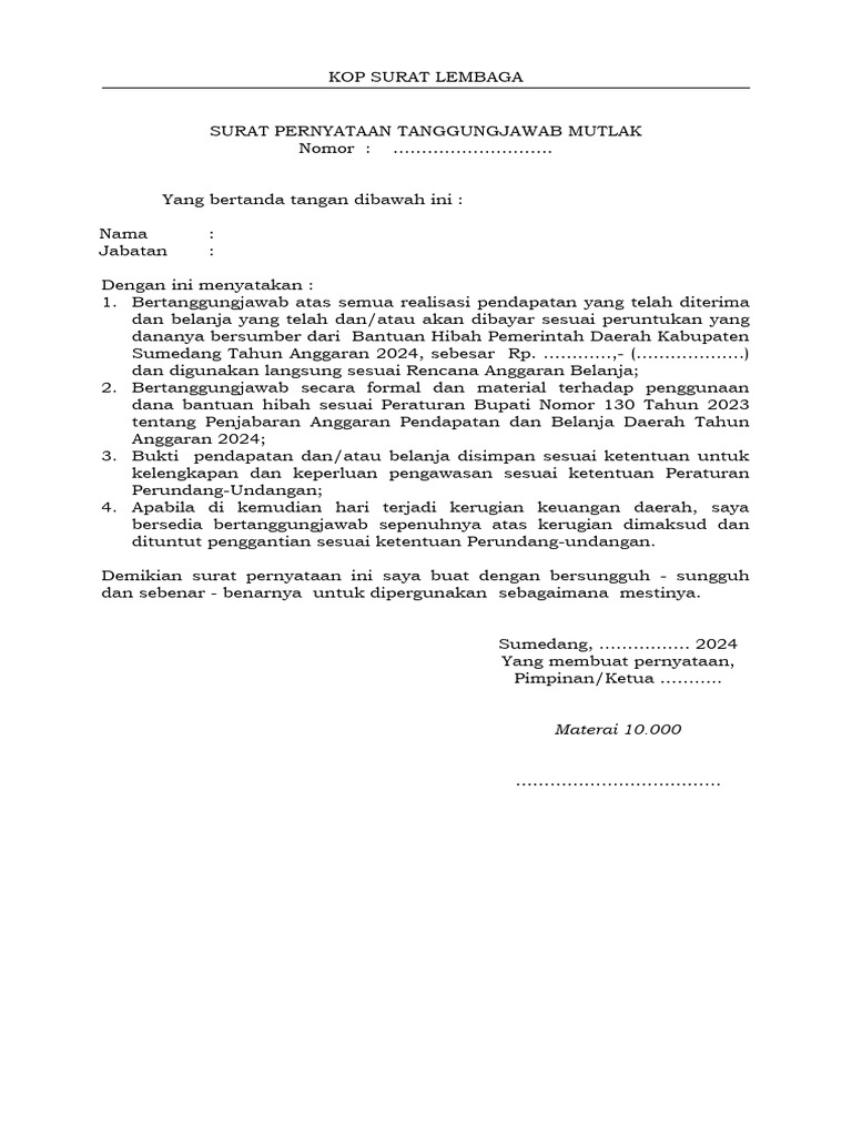 Format - SPTJM 2024 | PDF