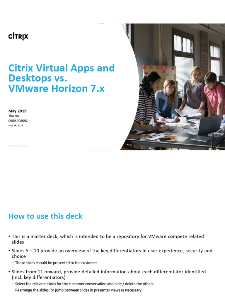 Citrix vs VMware: Virtual Apps & Desktops Comparison | PDF | Citrix Systems | Cloud Computing
