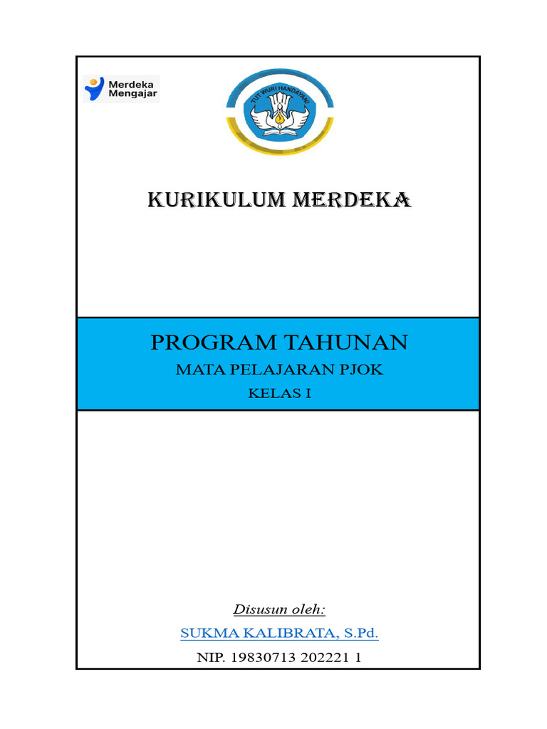 Prota Kelas 1 K-Merdeka - PJOK | PDF