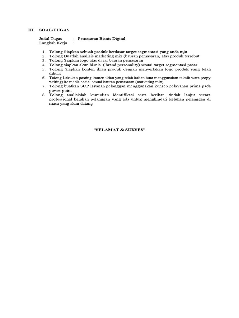 CONTOH PROPOSAL UKK 2024 | PDF