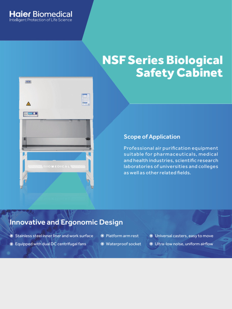 Biological Safety Cabinet Guide | PDF | Building Engineering | Applied ...