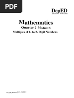 Math 3 Q2 Module 3 | PDF | Multiplication | Notation