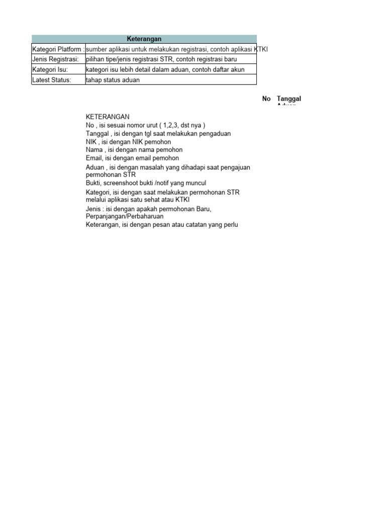 Panduan Registrasi KTKI dan Aduan | PDF