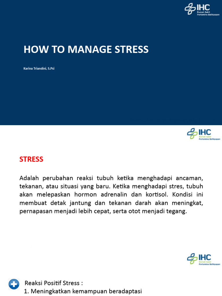 Manajemen Stress | PDF