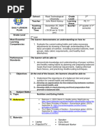 Matatag Lesson Plan For Demo 1 | PDF | Lesson Plan | Behavior Modification