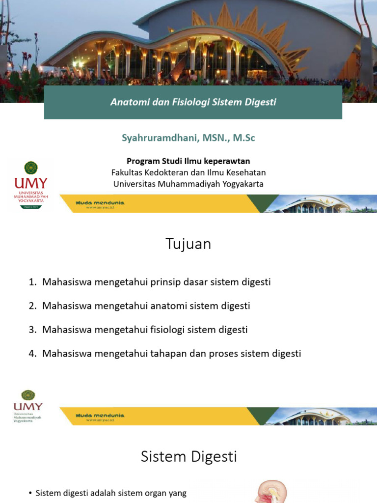Anatomi Dan Fisiologi Sistem Digesti | PDF