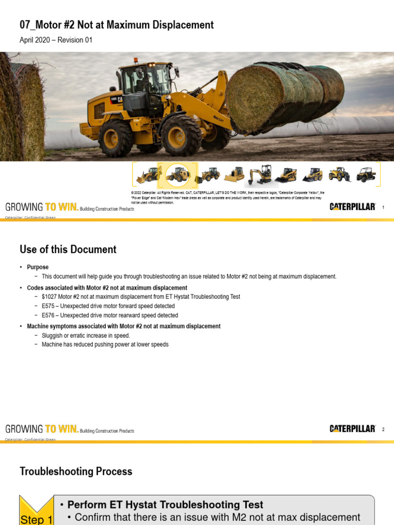07 - Motor 2 Not at Maximum - R01 | PDF