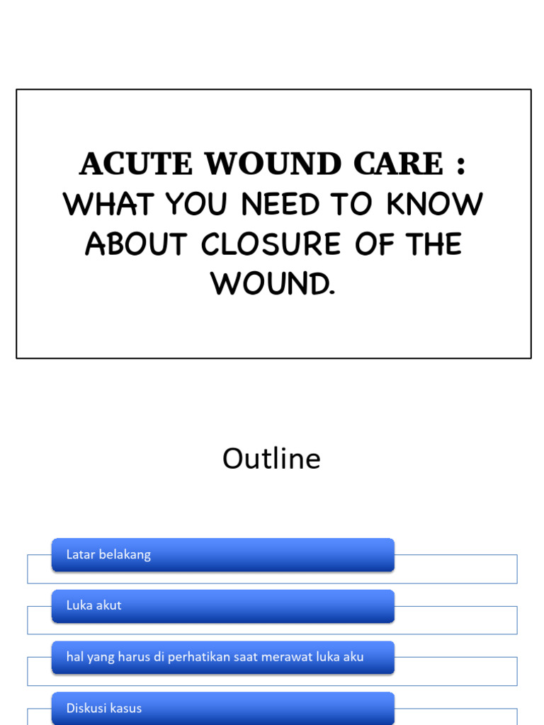 Luka Akut | PDF