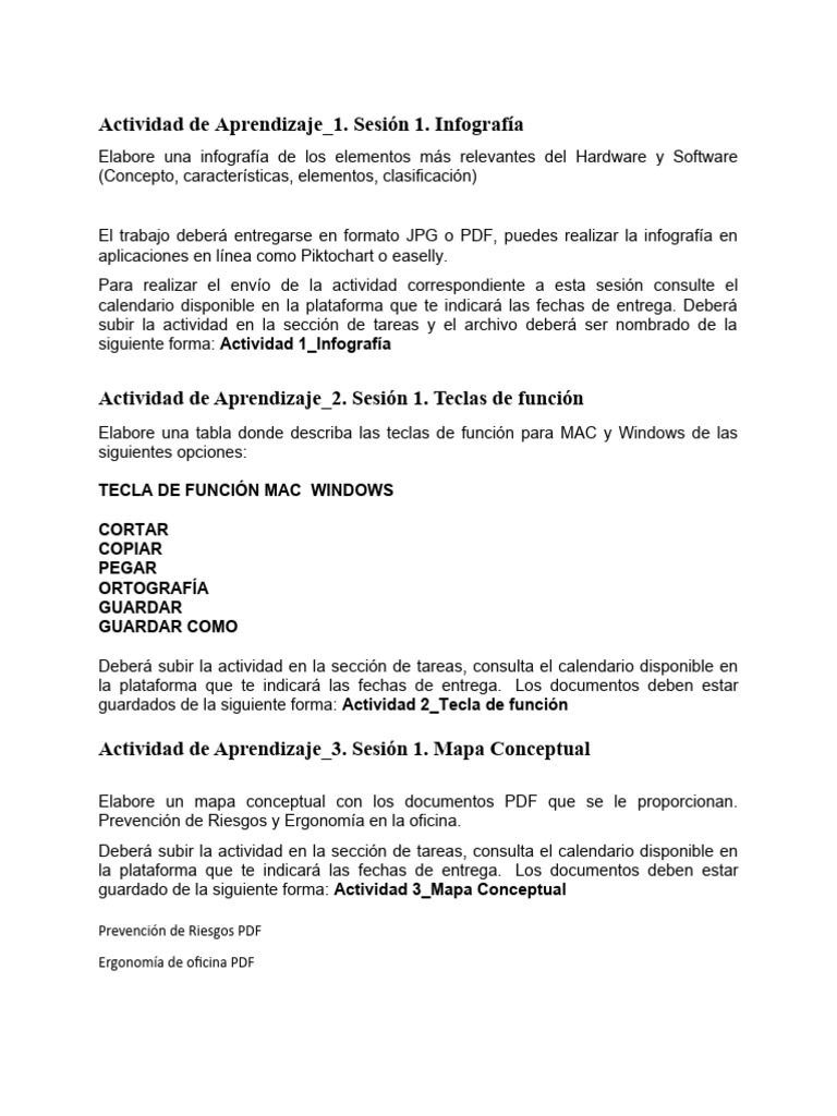 Modulo 1 - Actividad de Aprendizaje | PDF