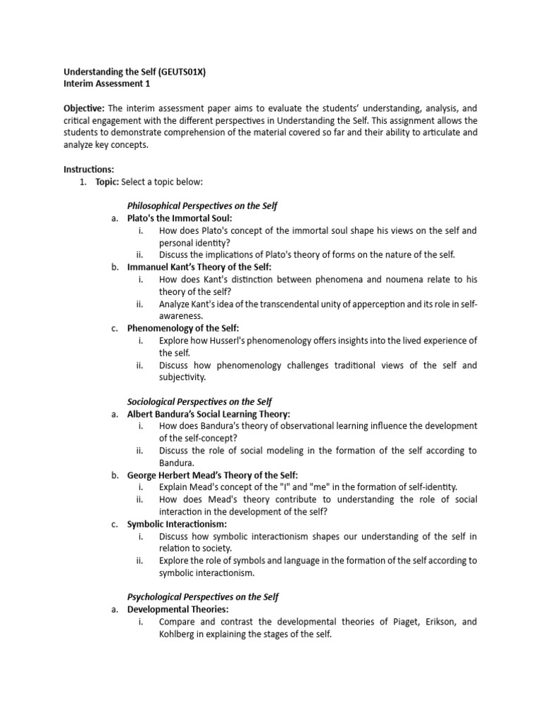 UTS Interim Assessment 1 Paper | PDF