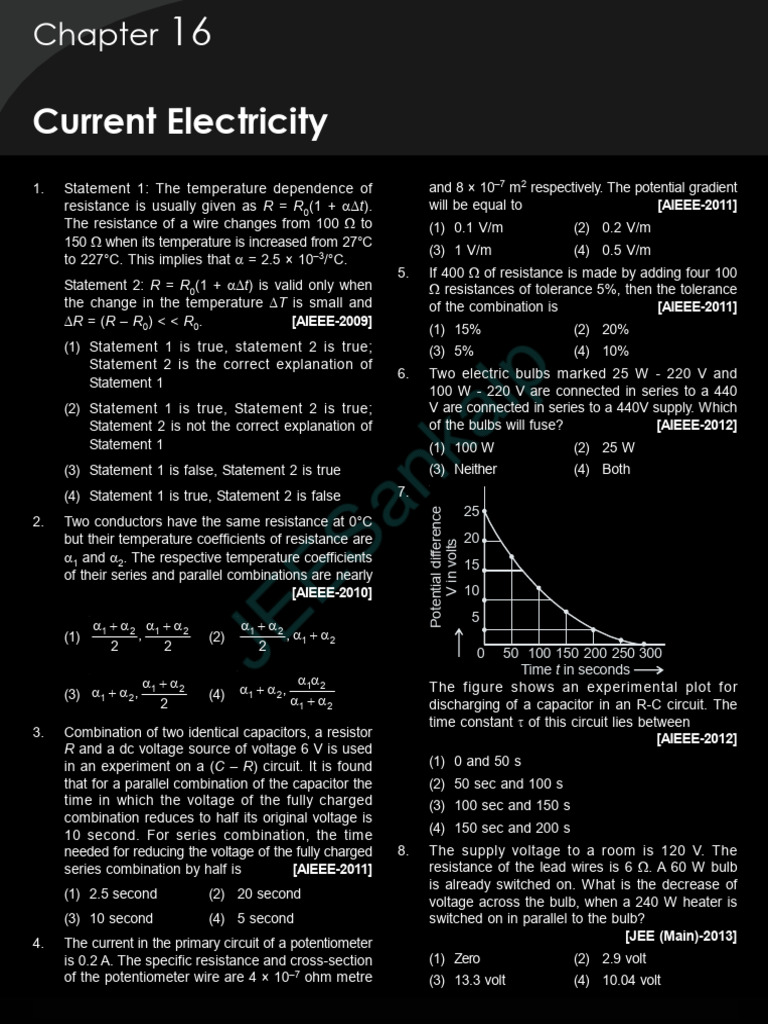 Current Electricity | PDF