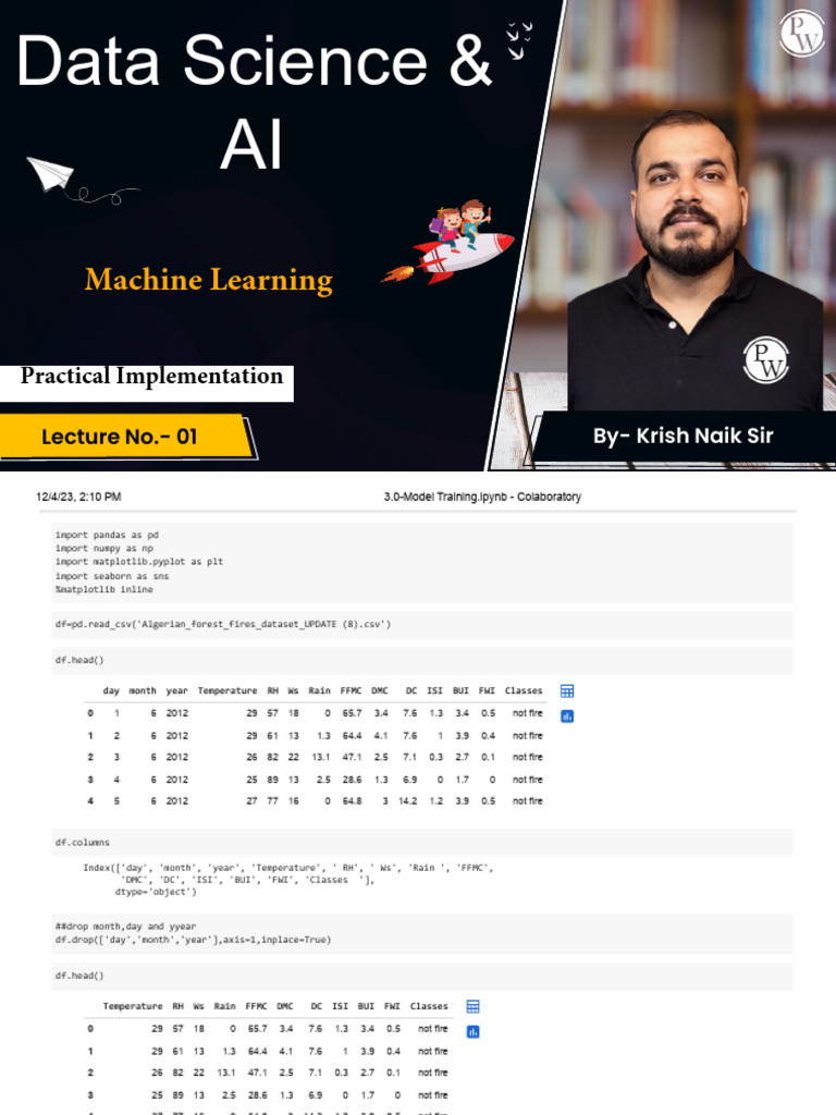 Practical Implementation 02 | PDF | Multivariate Statistics | Cybernetics