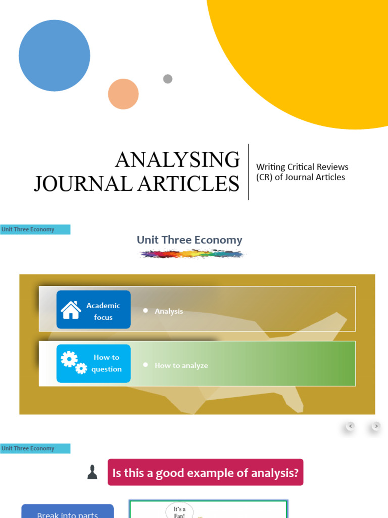 Critical Analysis of JA | PDF | Methodology | Analysis