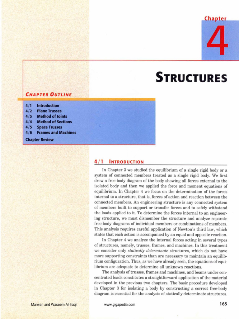 Analysis of Truss Method of Joints Sections | PDF