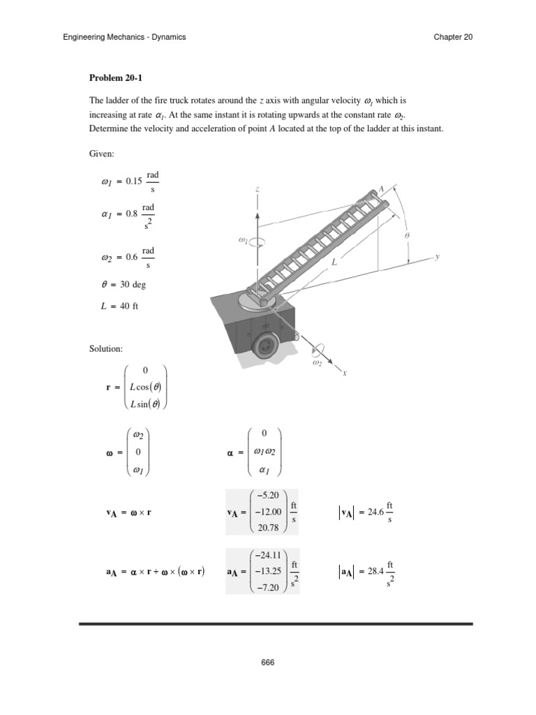 Problems ch20 Wsol Spring12 | PDF | Rotation Around A Fixed Axis | Gear