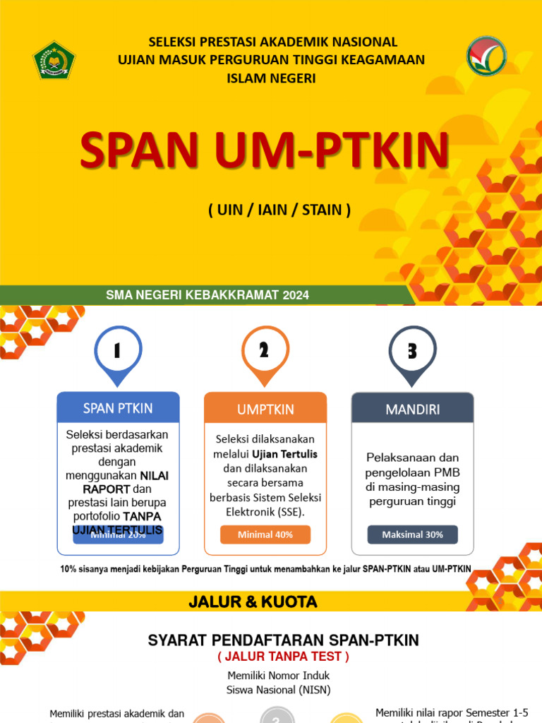 Contoh Soal UM PTKIN 2024 dan Materi | PDF