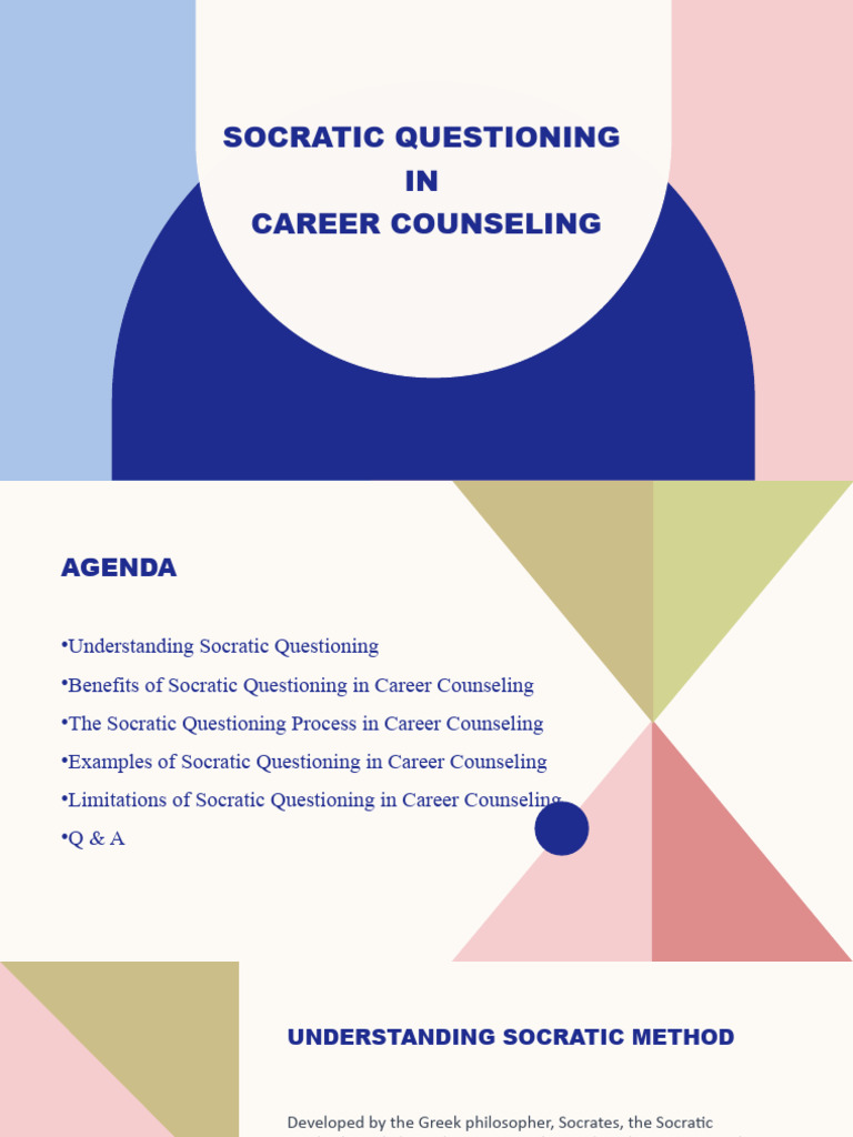 Socratic Questioning in Career Counseling | PDF | Motivational | Motivation