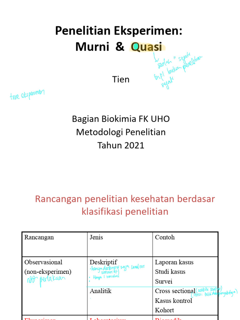Penelitian Eksperimen | PDF