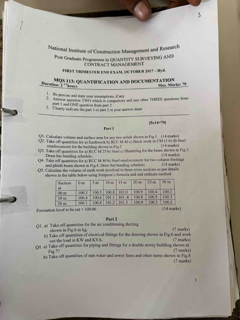 Quantification And Documentation Pdf