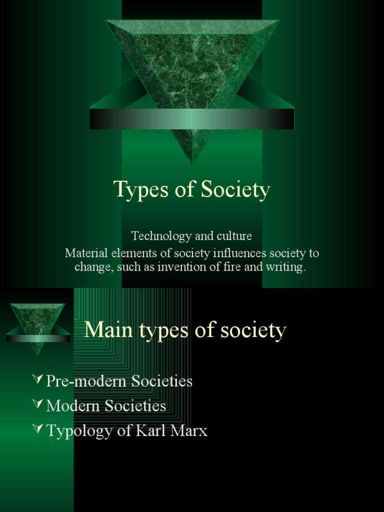Types of Societies Explained | PDF | Politics | Lifestyle