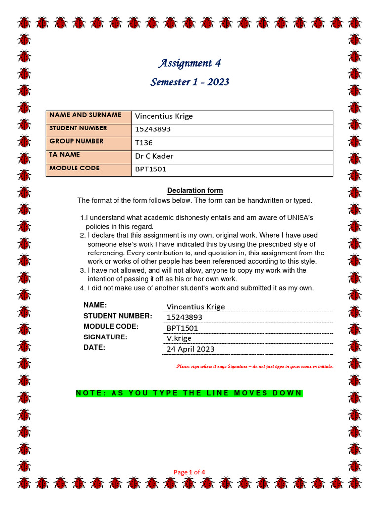 BPT Assignment 4 | PDF | Classroom | Communication BPT Assignment 4 | PDF | Classroom | Communication