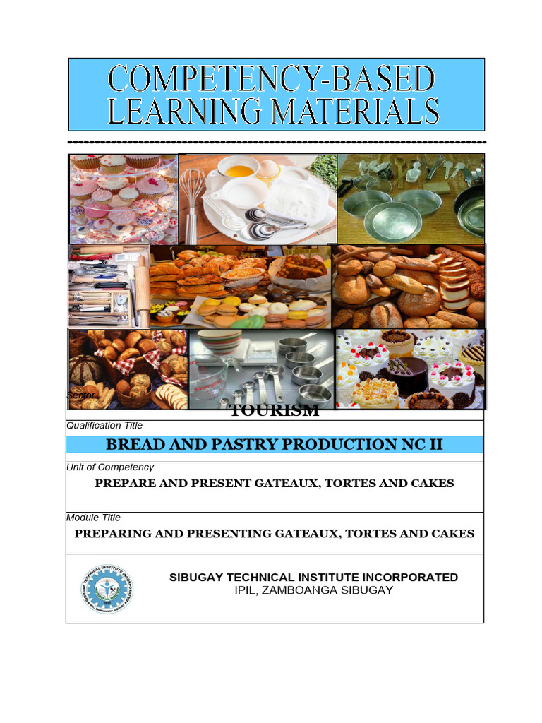 CBLM BREAD AND PASTRY PRODUCTION NC II N | PDF | Cakes | Icing (Food)