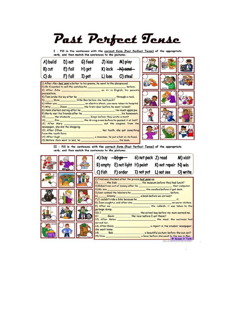 Past Perfect Exercise | PDF