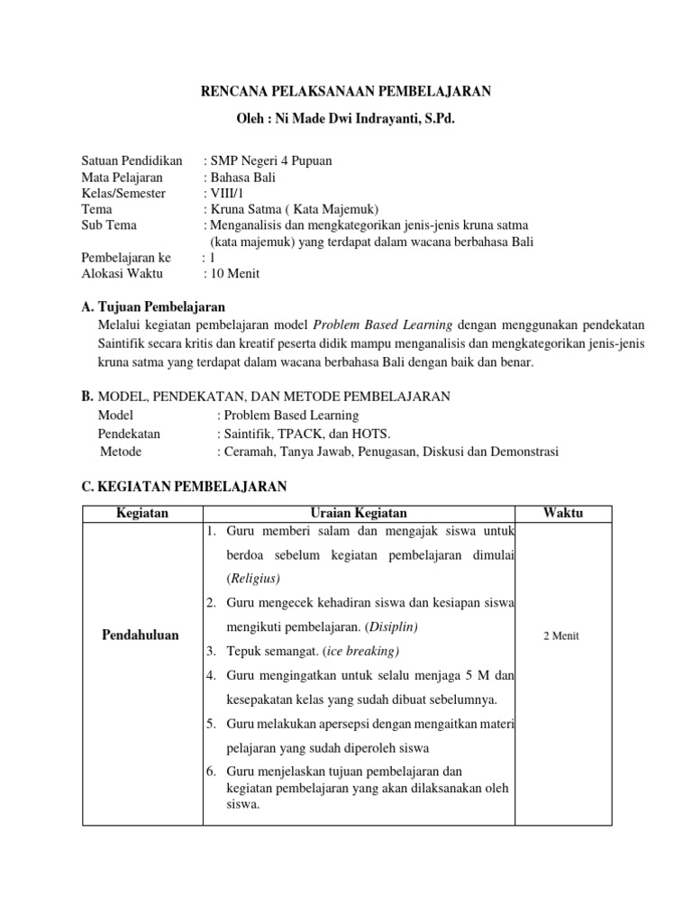 Kruna Satma Tpack | PDF