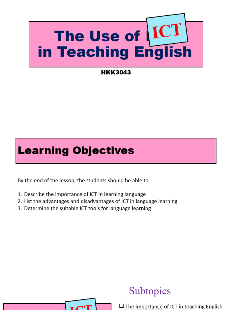 TOPIC 2 The Use of ICT | PDF | Social Science | Art