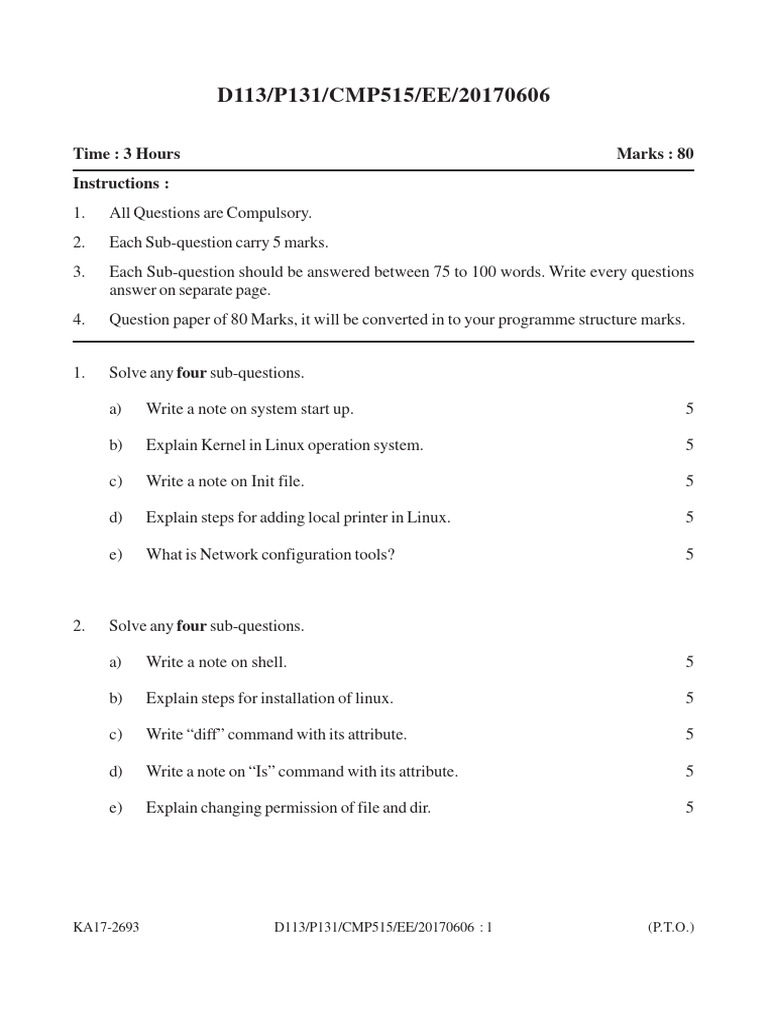 D113_P131_CMP515 | PDF | Linux | Computing